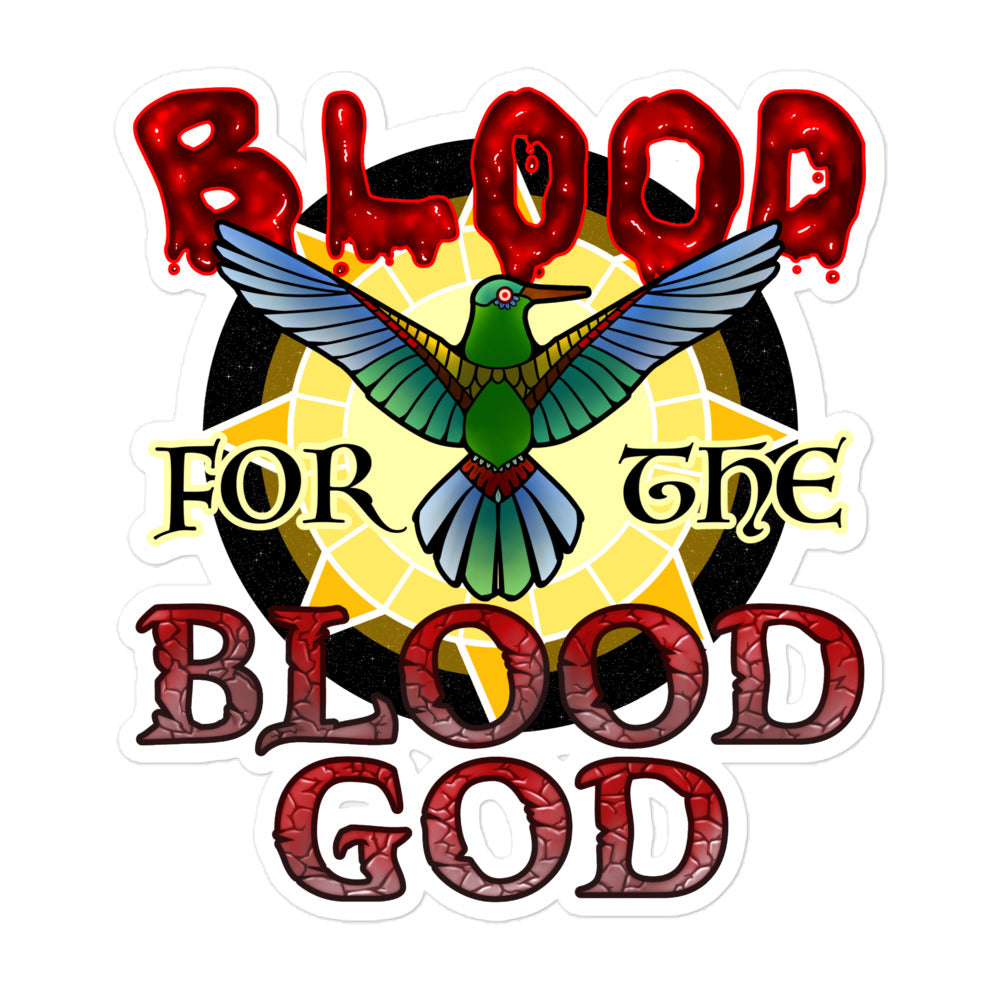 Overly Sarcastic Productions - Blood for the Blood God Sticker