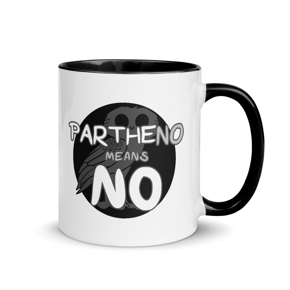 Overly Sarcastic Productions - Partheno Means No (Athena) Accent Mug